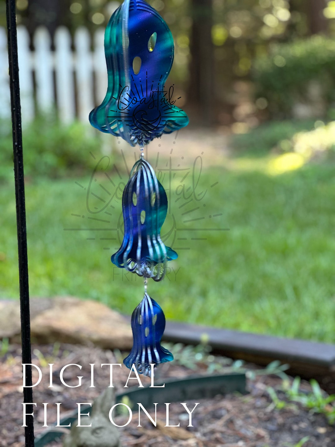 DIGITAL FILE Only Triple Ghost Wind Spinner SVG File - Etsy