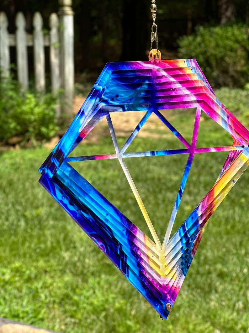 DIGITAL FILE ONLY Diamond Wind Spinner and Ornament Bundle - Etsy