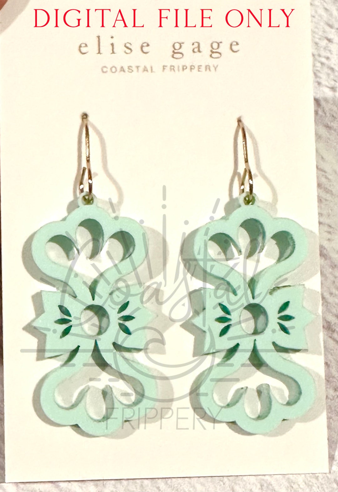 Bow Drop Earring File - DIGITAL FILE ONLY - 3 Sizes Included - Etsy