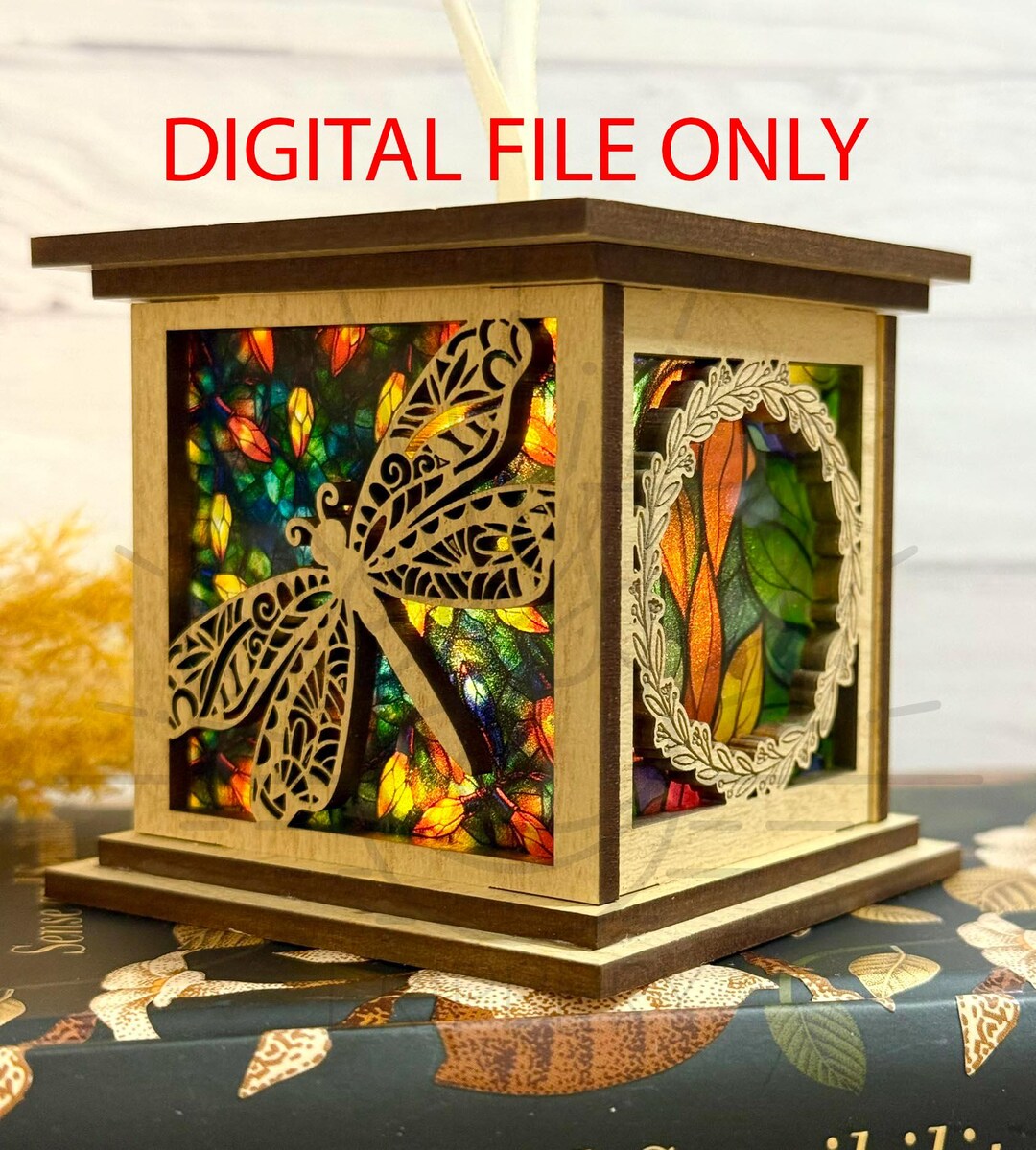 Dragonfly Lantern Ornament - Dragonfly Ornament - Dragonfly Lantern ...