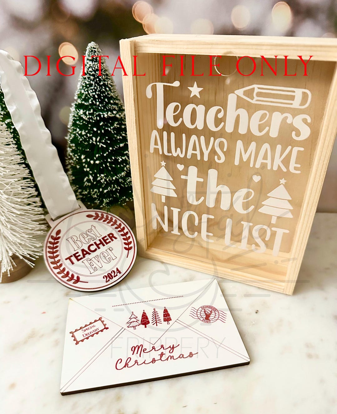 Teacher Gift Box Tag Award Bundle - Teacher Bundle - Teacher Gift Box ...
