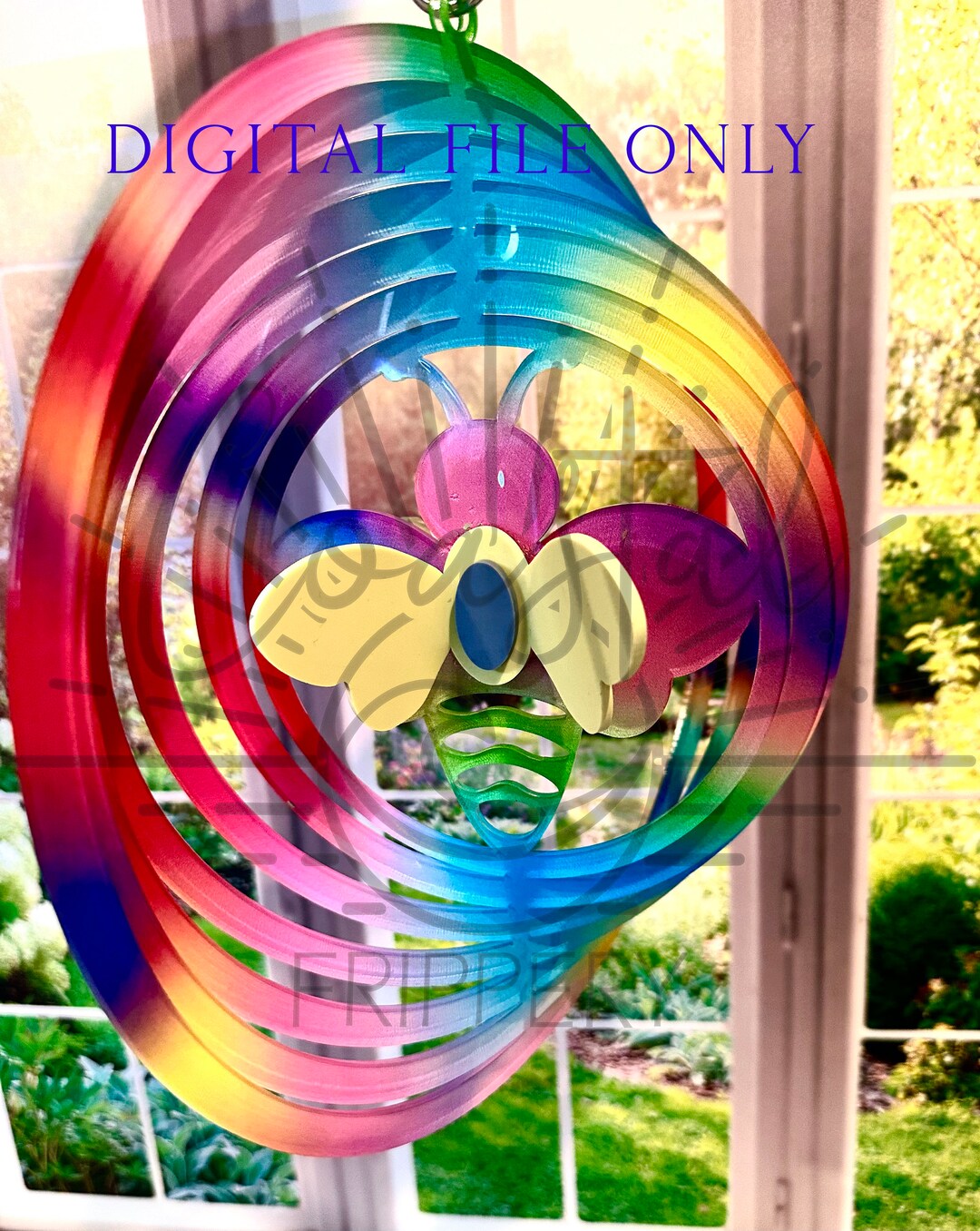 Round 3D Bumble Bee Wind Spinner - DIGITAL FILE Only - Etsy