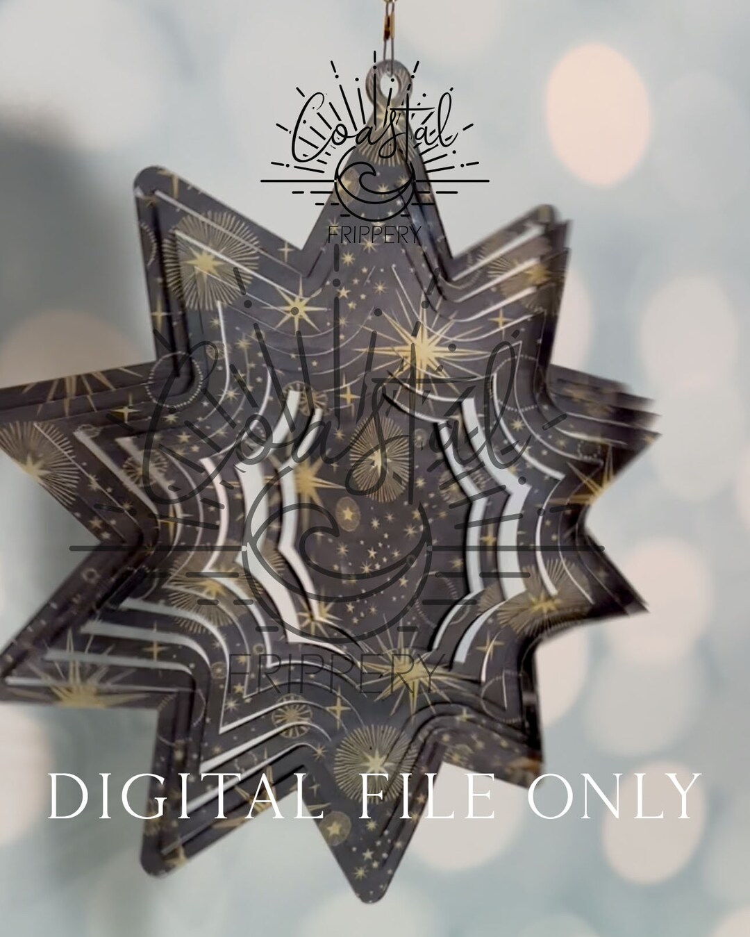 DIGITAL FILE Only 10 Point Star Wind Spinner SVG File - Etsy