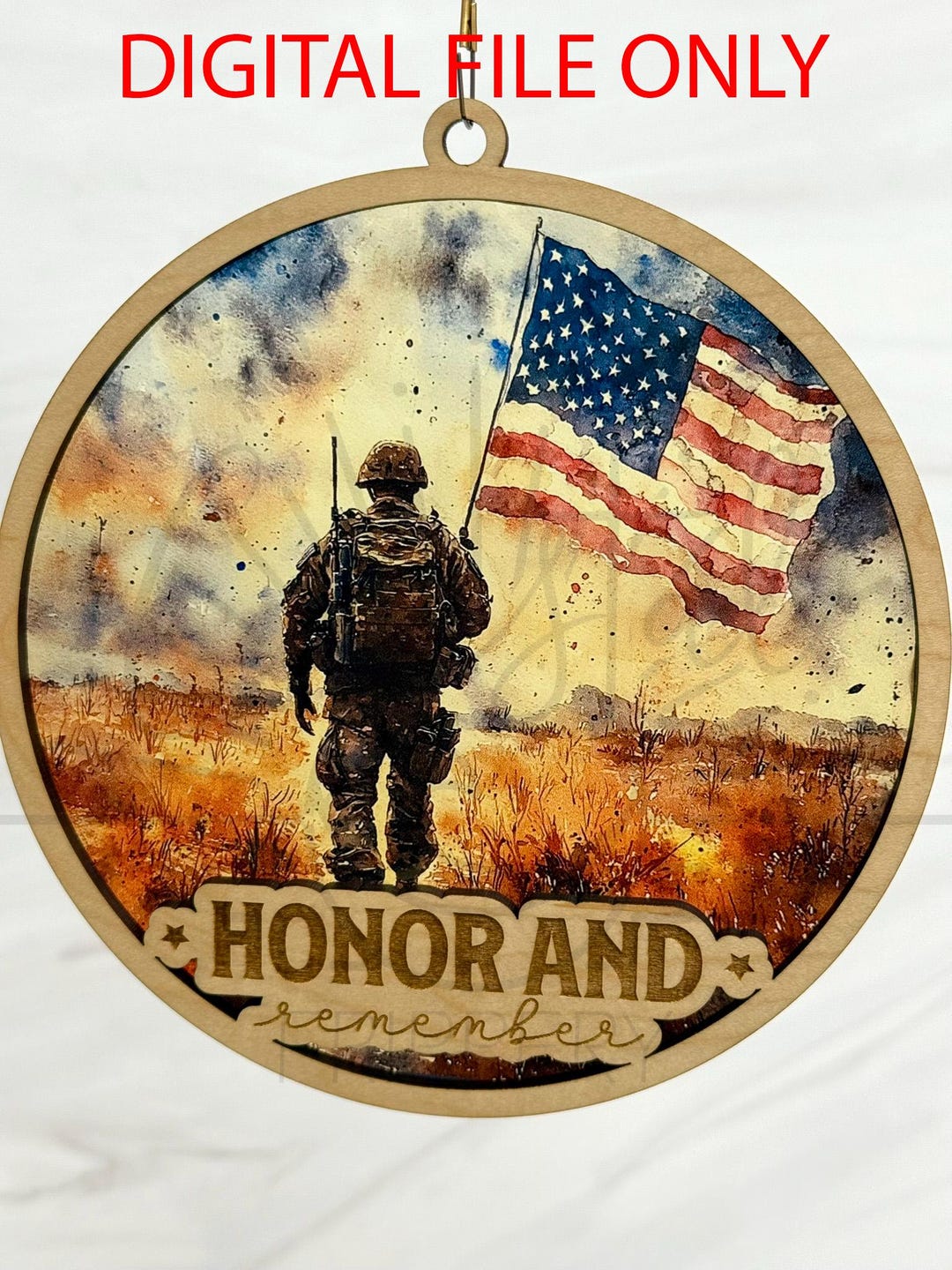 Memorial Day Sun Catcher - Soldier Suncatcher - Military Suncatcher ...