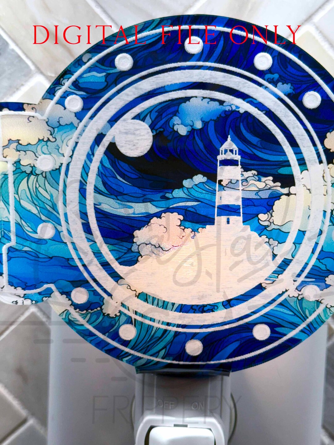 Lighthouse Night Light and Tea Light Ornament Bundle- Light House ...