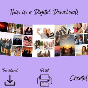 2026 Vision Board Kit for Best Friends, Vision Board Printable, Vision ...