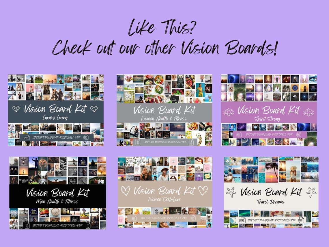 2026 Vision Board Kit for Best Friends, Vision Board Printable, Vision ...