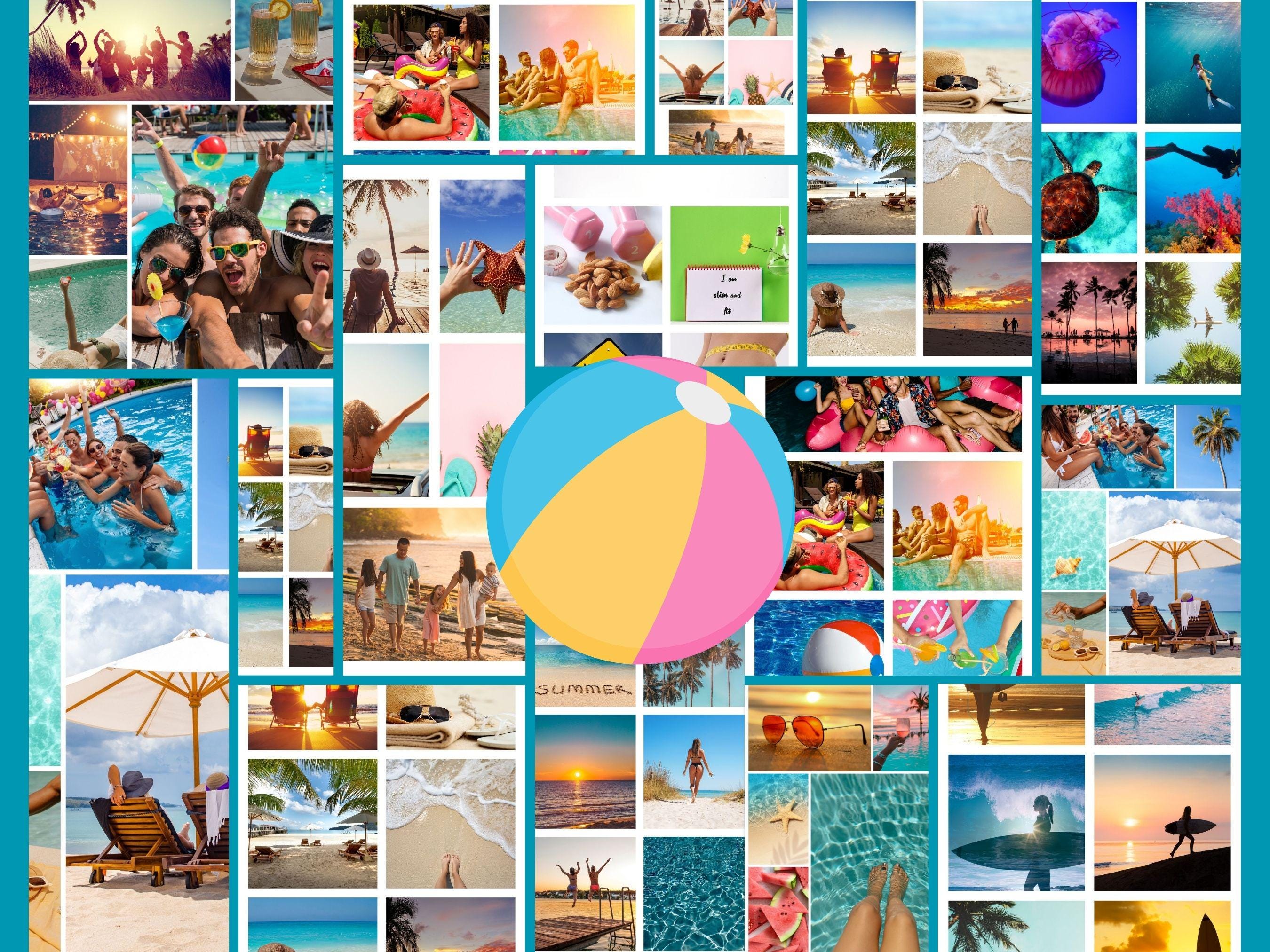 2025 Vision Board Kit for Summer, Vision Board Printable, Vision Board ...