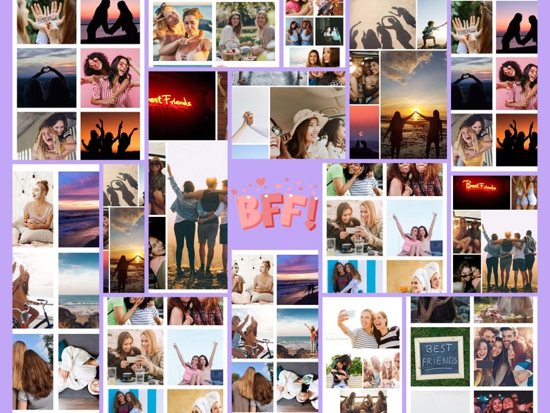 2026 Vision Board Kit for Best Friends, Vision Board Printable, Vision ...