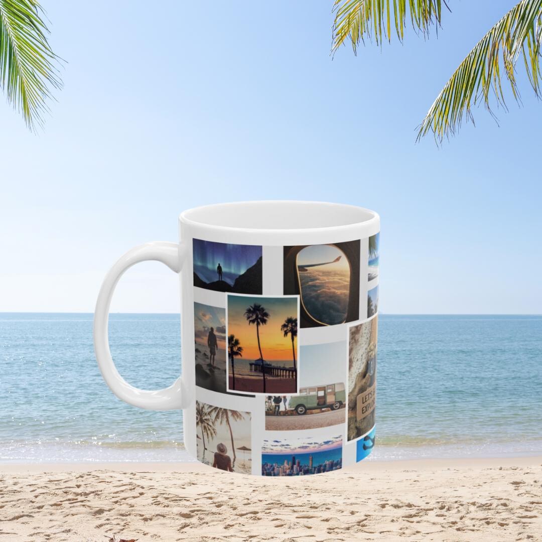 Travel Vision Board Mug, Inspiring Coffee Cup, Positive Affirmation ...