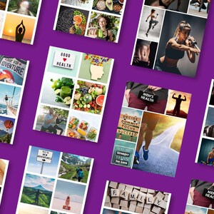 2025 Vision Board Kit for New Year Resolutions, Vision Board Printable ...