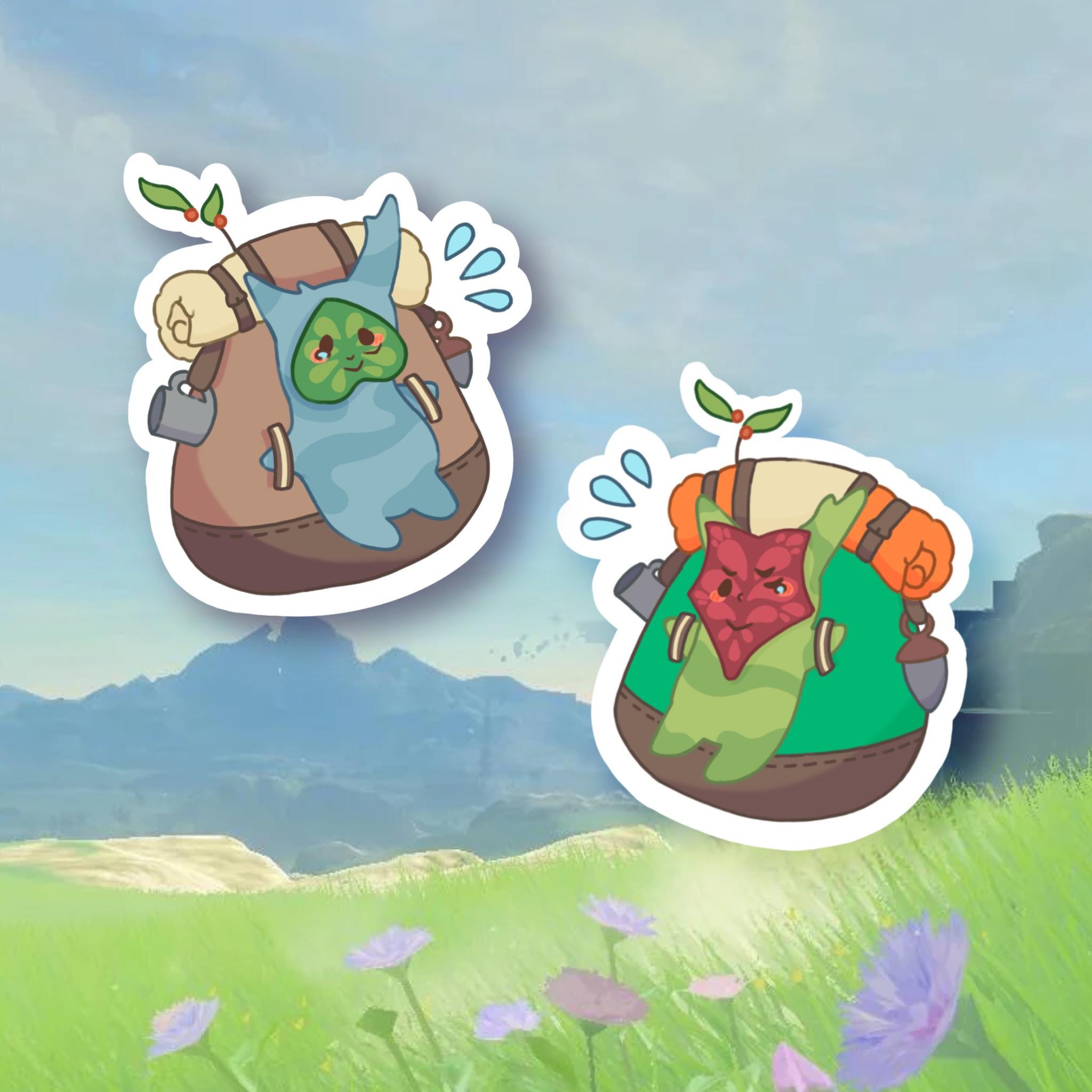Korok Stickers | Weatherproof Vinyl Glossy Sticker-zelda Sticker-video ...