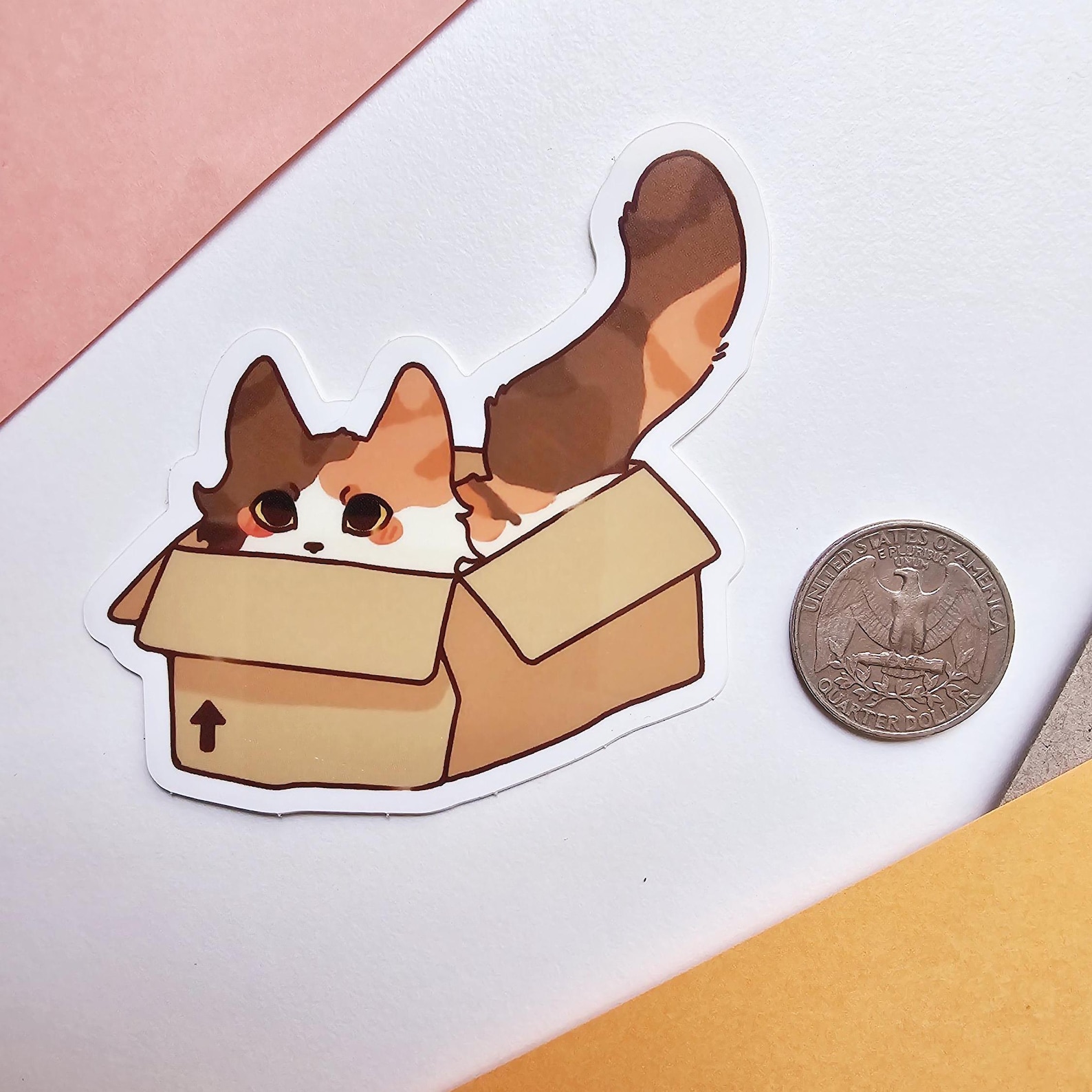 Cardboard Lair Sticker | Weatherproof Vinyl Glossy Sticker-funny ...