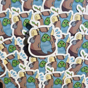Korok Stickers | Weatherproof Vinyl Glossy Sticker-zelda Sticker-video ...