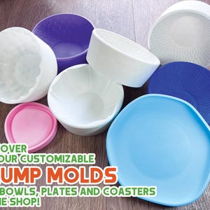 Ceramic Bowl Slump Mold | Custom Size Mold for Clay | Beginner-friendly ...
