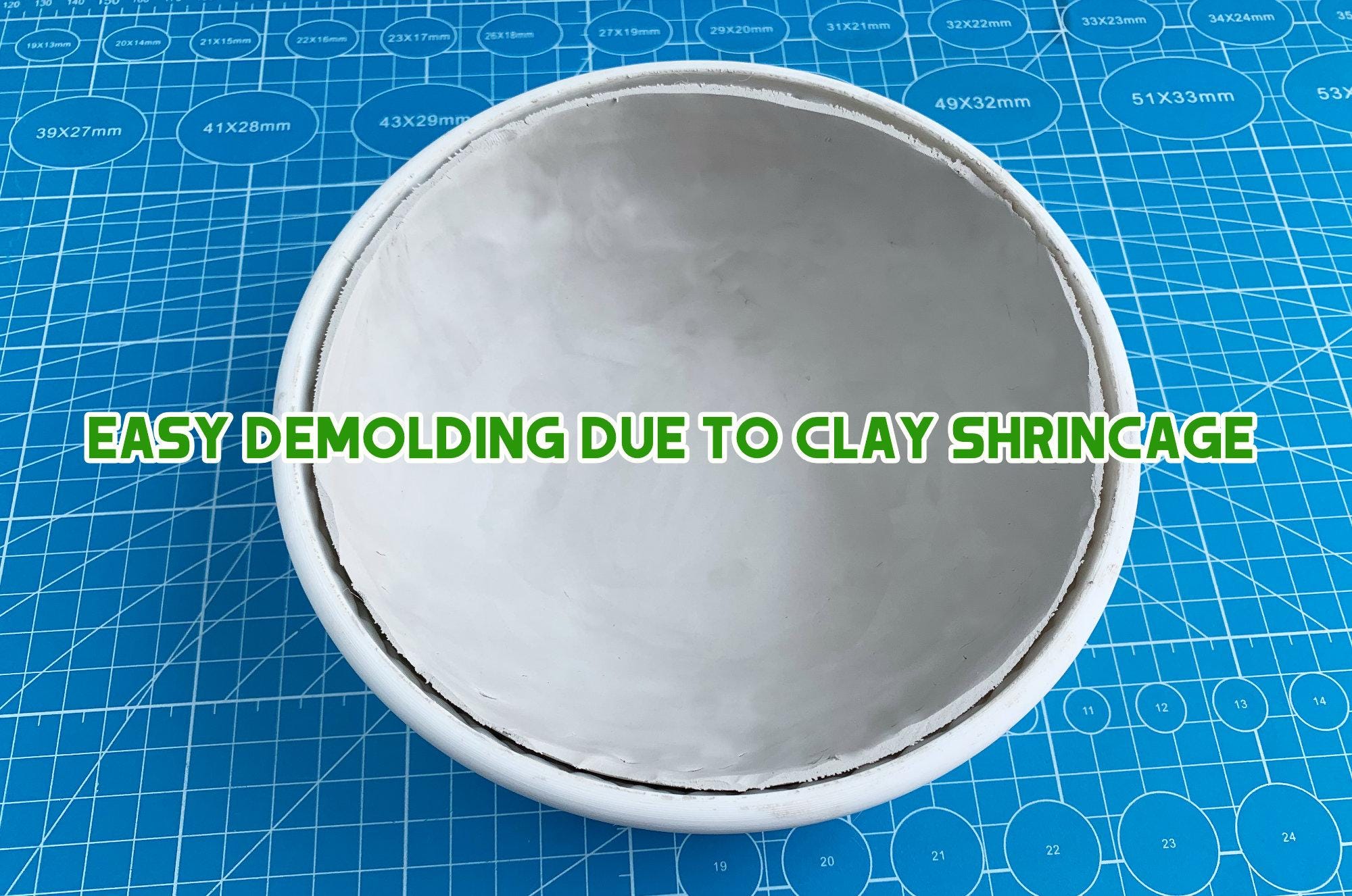 Scales Pattern Bowl Mold, Relief Pattern Plate Mold, Custom Size Slump ...