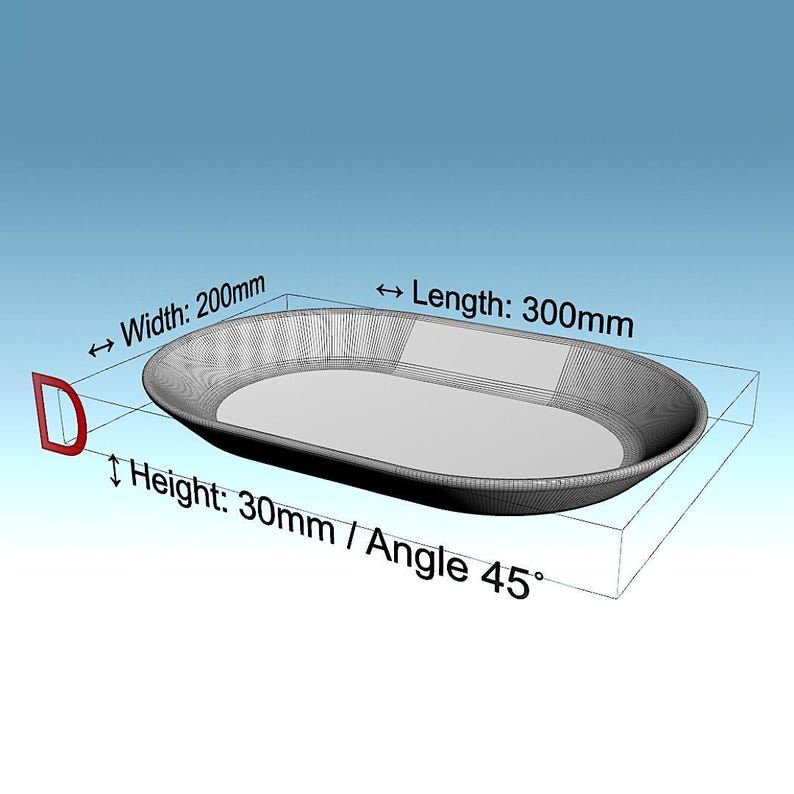 Oval Plate Drape Mold for Ceramics | Overmold for Clay | Pottery Mold ...