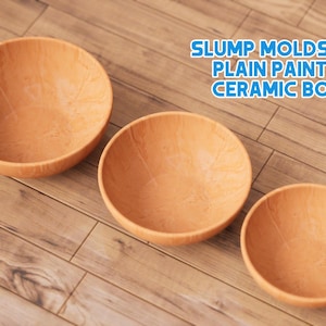 Ceramic Bowl Slump Mold | Custom Size Plain Slump Mold for Ceramics ...