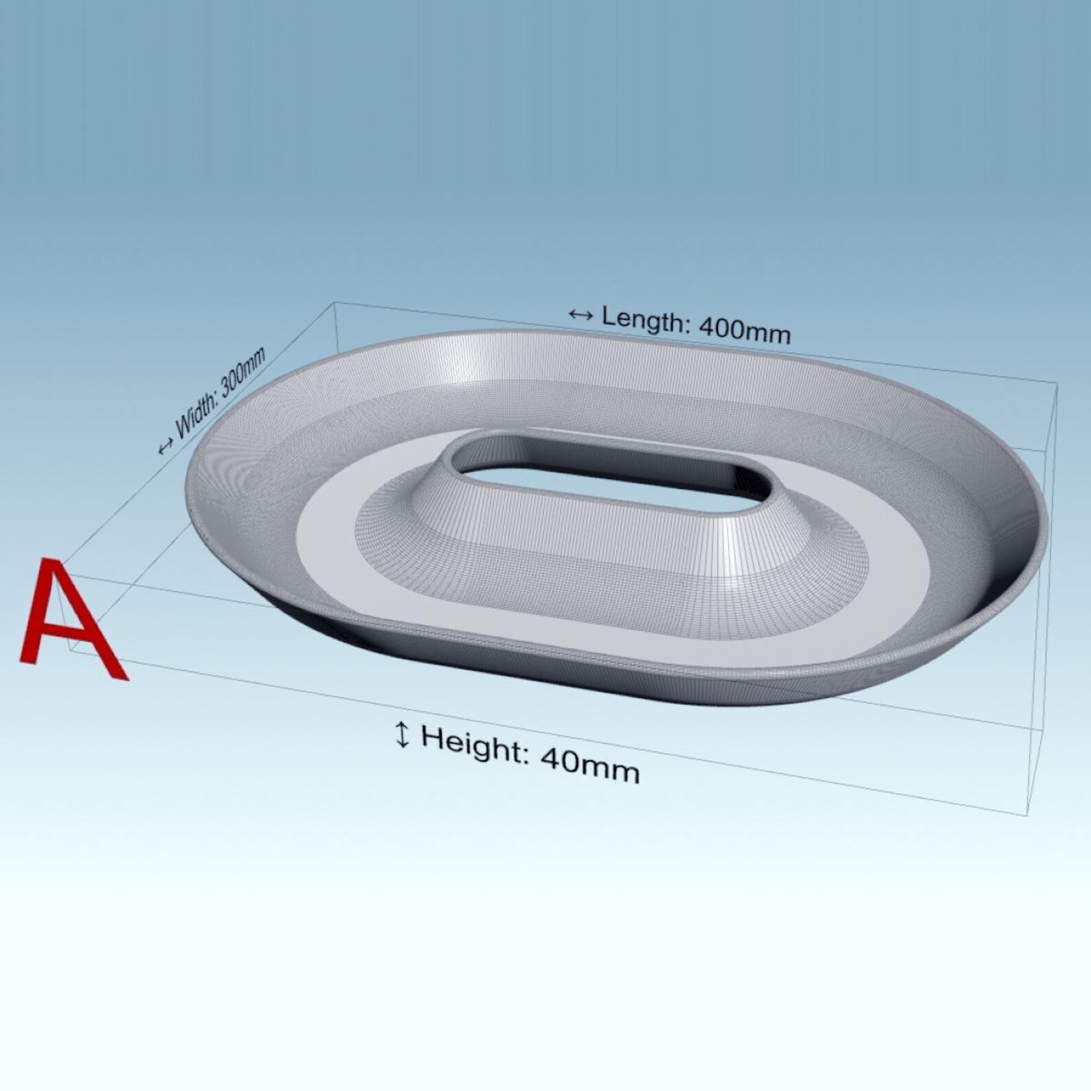 O-shaped Tray Overmold for Clay | Free Size Customization | Overmold ...