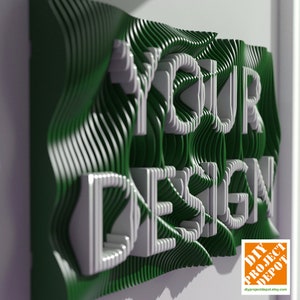 Custom Parametric Wall Art for Laser or CNC, Optimized Nesting, Premium ...