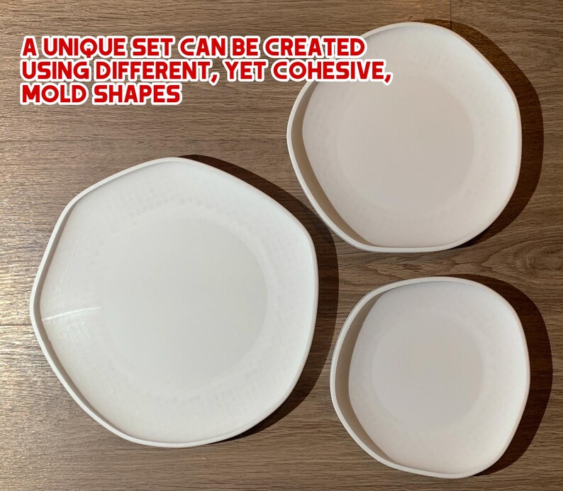 Organic Plate Slump Mold | Plate Mold | Wabi-sabi Plate, Unique Slump ...