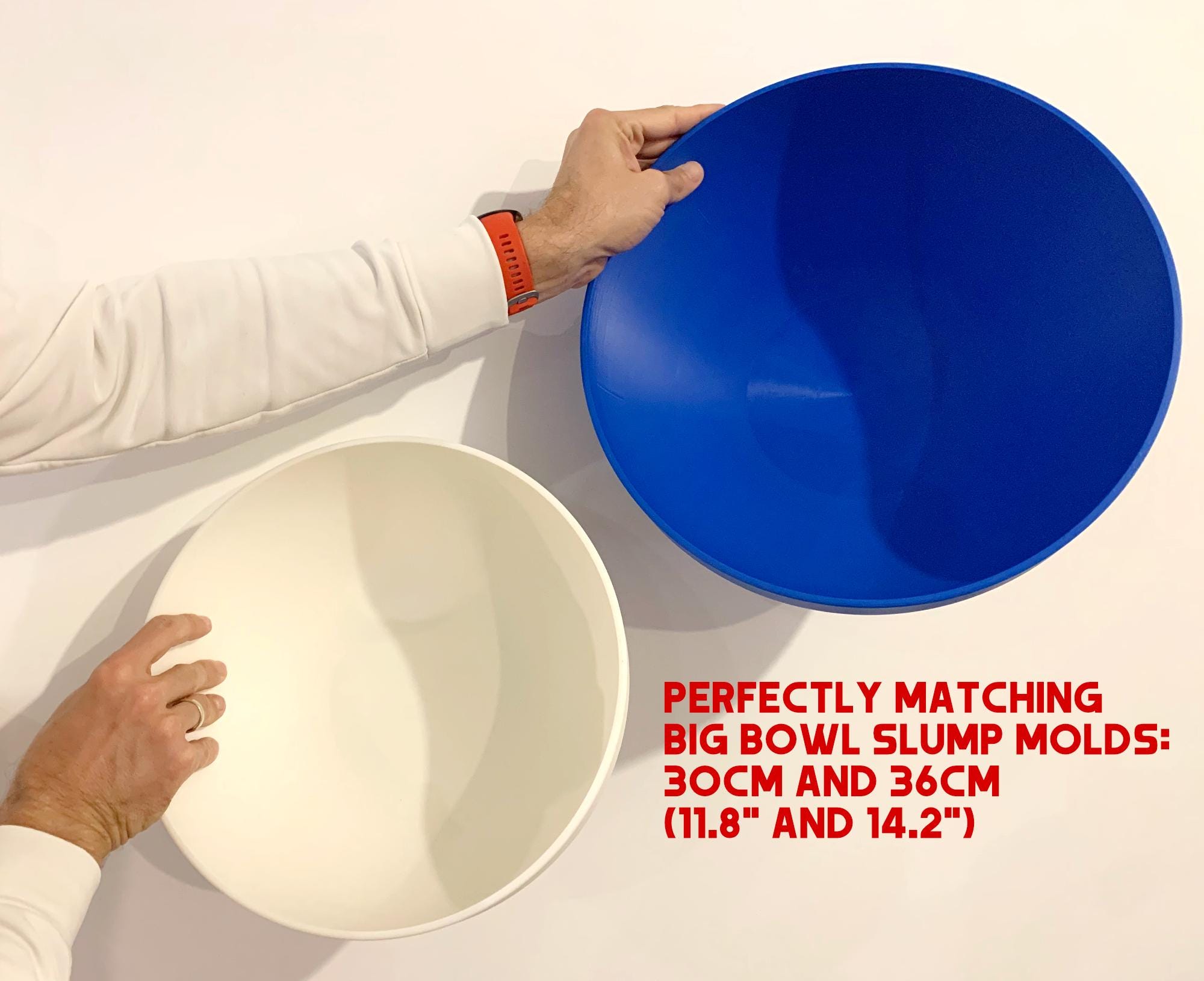 Ceramic Bowl Slump Mold | Custom Size Plain Slump Mold for Ceramics ...