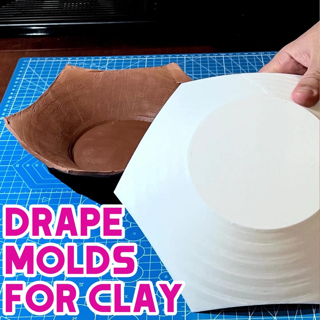 Hexagonal Drape Mold for Clay Plate, Bowl | 33+ Heights and Diameters ...