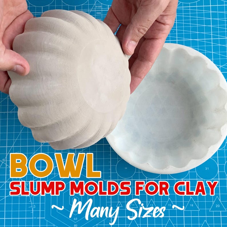 Ceramic Bowl Slump Mold | Custom Size Mold for Clay | Beginner-friendly ...