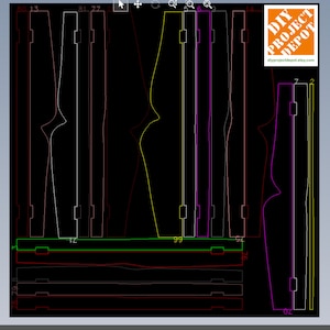 Lips Parametric Wall Art for CNC or Laser, 3D Lips, Optimized Nesting ...