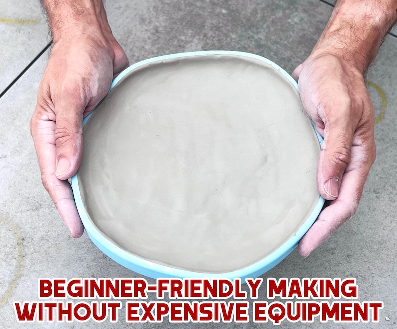 Organic Plate Slump Mold | Plate Mold | Wabi-sabi Plate, Unique Slump ...