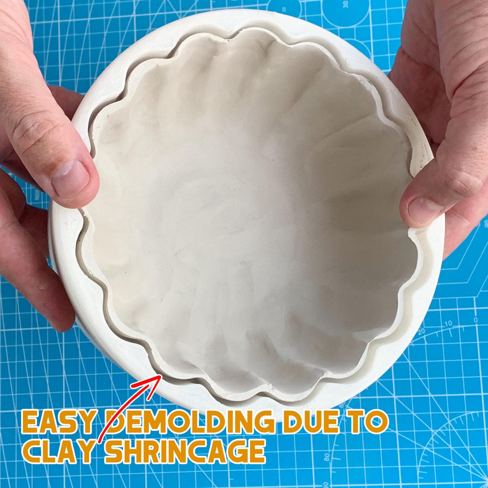 Ceramic Bowl Slump Mold | Custom Size Mold for Clay | Beginner-friendly ...