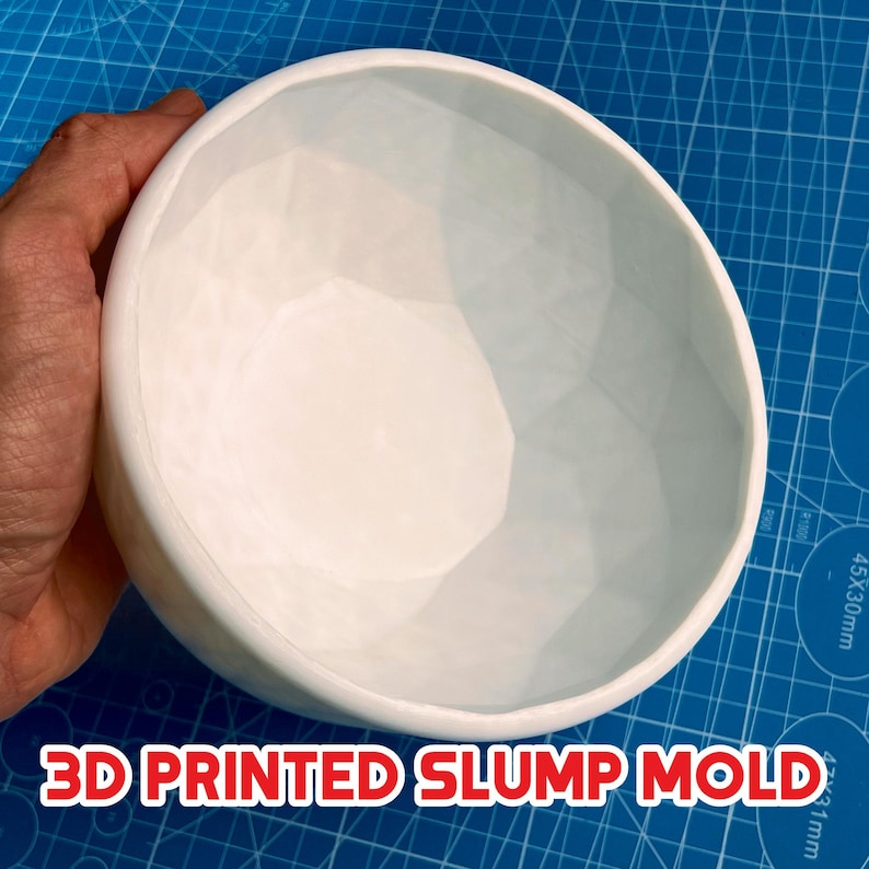 Geometric Bowl Slump Mold | Custom Size Slump Mold for Ceramics ...