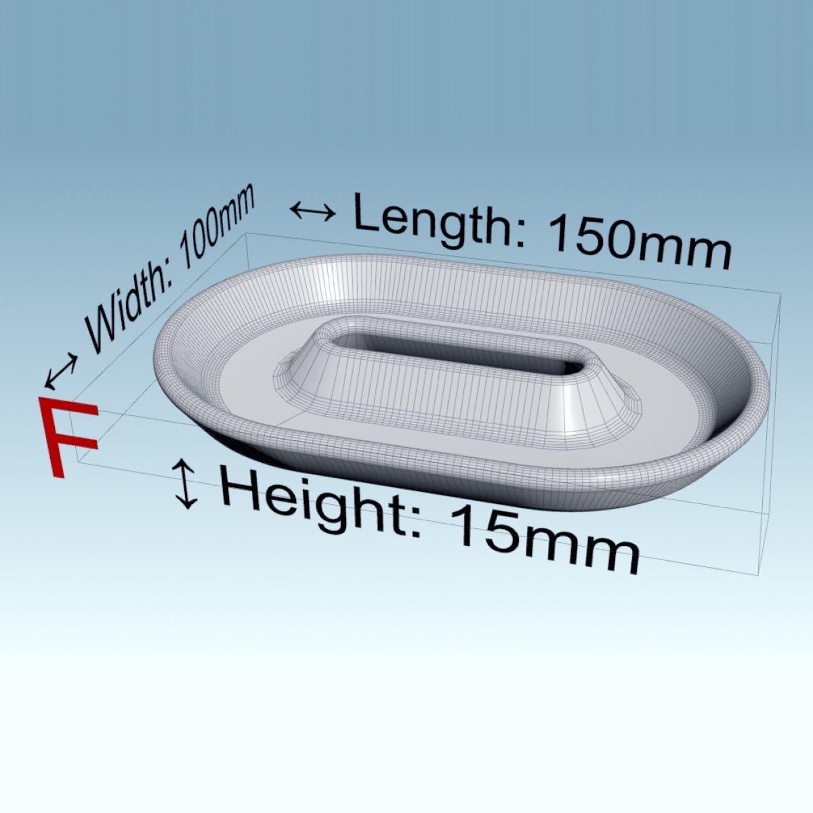 O-shaped Tray Overmold for Clay | Free Size Customization | Overmold ...