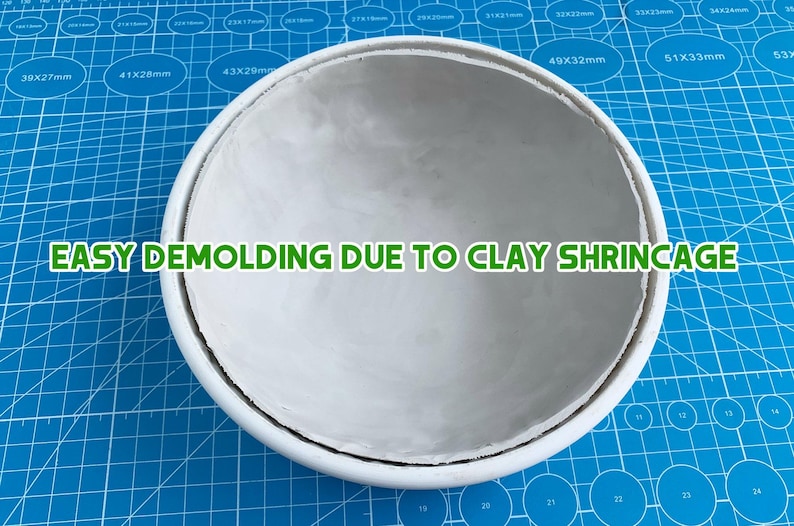 Ceramic Bowl Slump Mold | Custom Size Plain Slump Mold for Ceramics ...