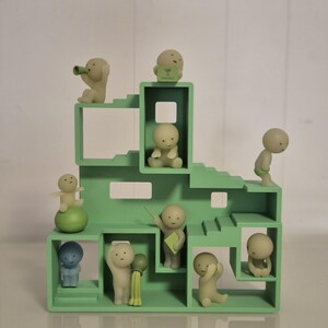 Smiski Display, Modern 3D Printed Organizer, Smiski Accessories ...