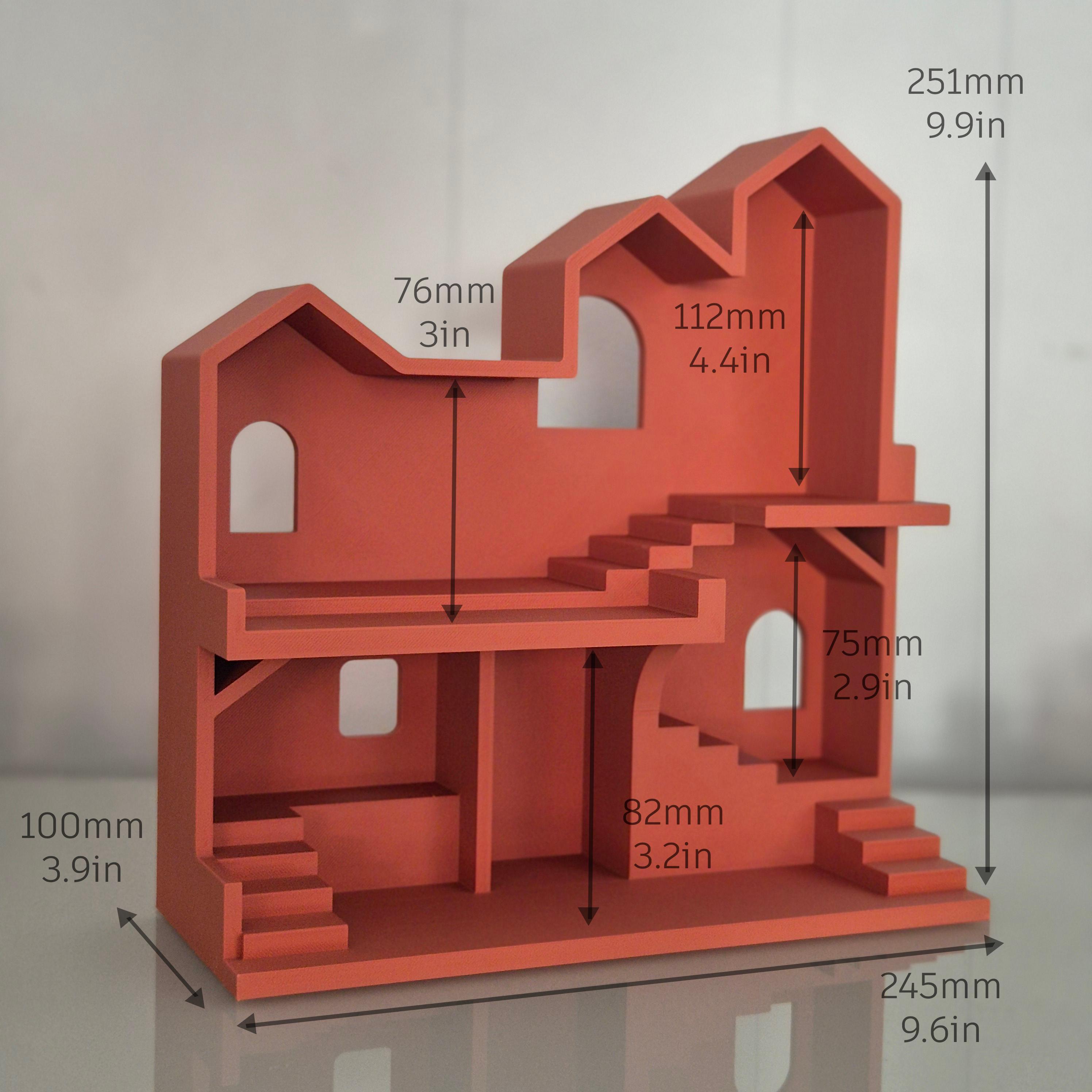 Cute Smiski Display, Cozy Desk Stand Organizer, Modern 3D Printed ...