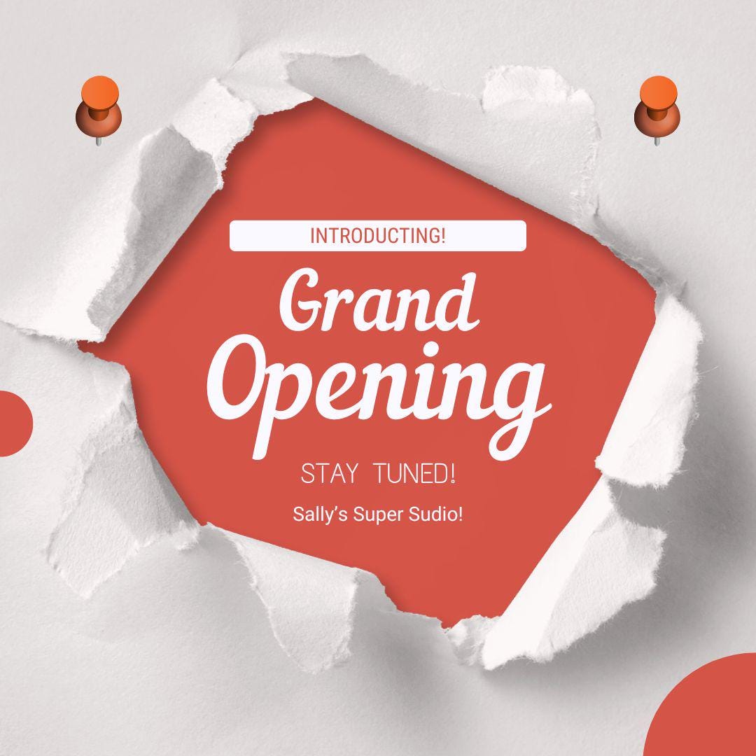 Grand Opening Orange/red Poster Digital, Digital Sign, Store Open Sign ...