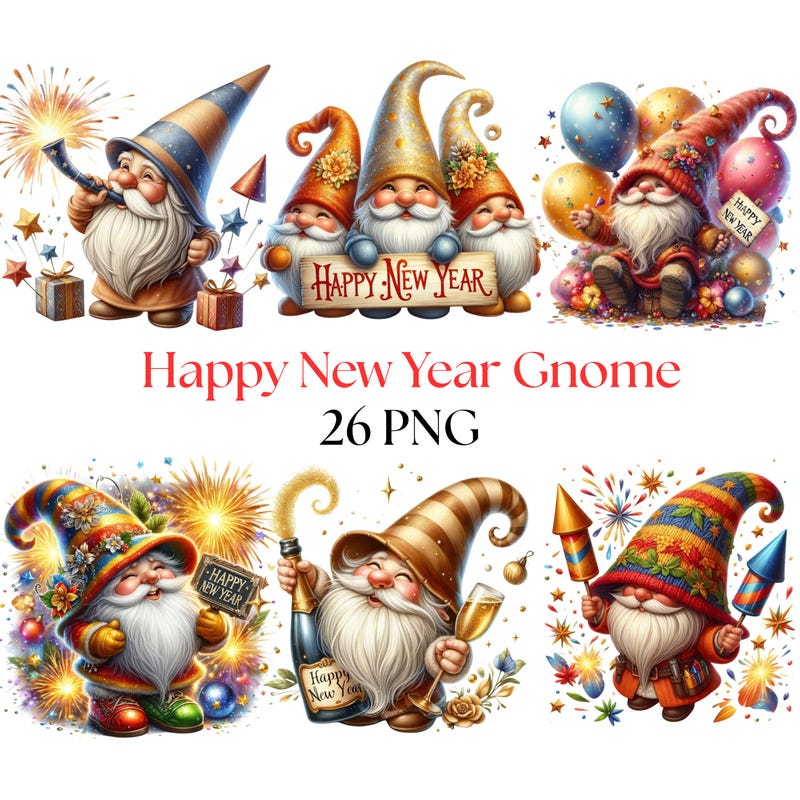 2026 New Year Gnomes - Etsy