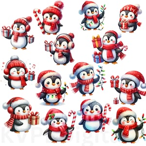 106 PNG Cute Christmas Clipart Bundle Santa, Snowman, Fairy, Nutcracker ...