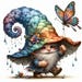Spring Rain Cloud Gnome Clipart Bundle, 25 Cute Rainy Day Springtime ...