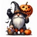 Halloween Fall Gnome, 17 Jpeg Clipart Bundle, Gnome With Pumpkins and ...