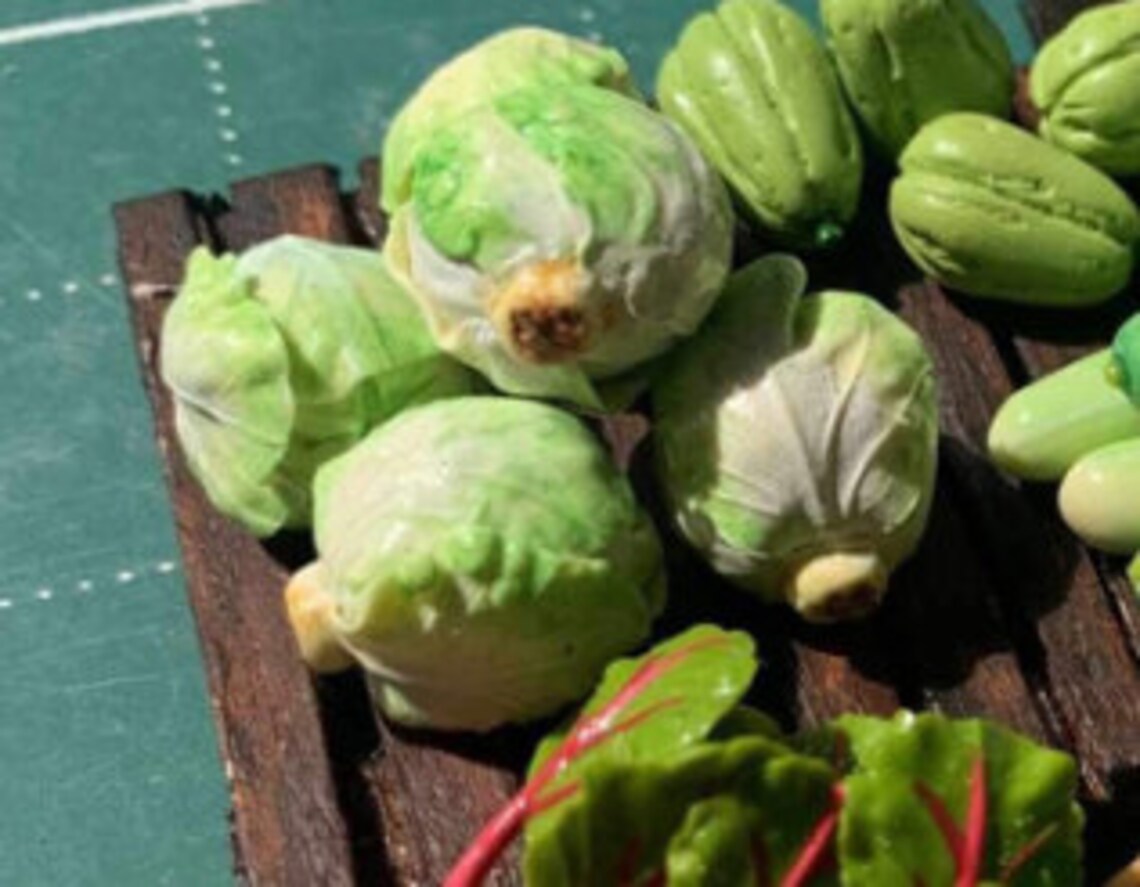 Miniature Cabbage Vegetable Fruit, Mini Bake,miniature Dollhouse ...