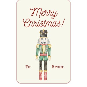 Printable Christmas Gift Tags, Digital Christmas Gift Tags, Watercolor ...