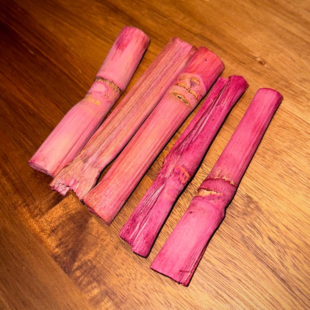 Hibiscus Bamboo Chews (5-pack): All-natural Chinchilla & Small Pet ...