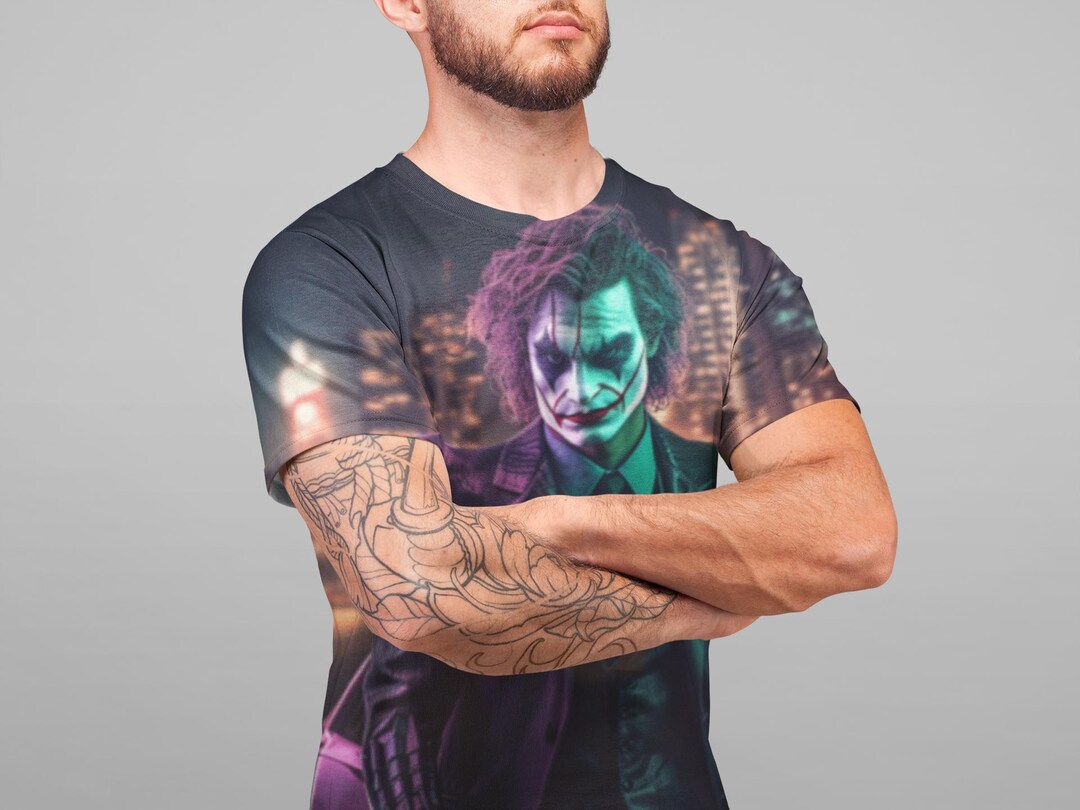 JOKER TEE SHIRT, Comic Lovers Shirt, Villain Tee Shirt, Dc Comics T ...