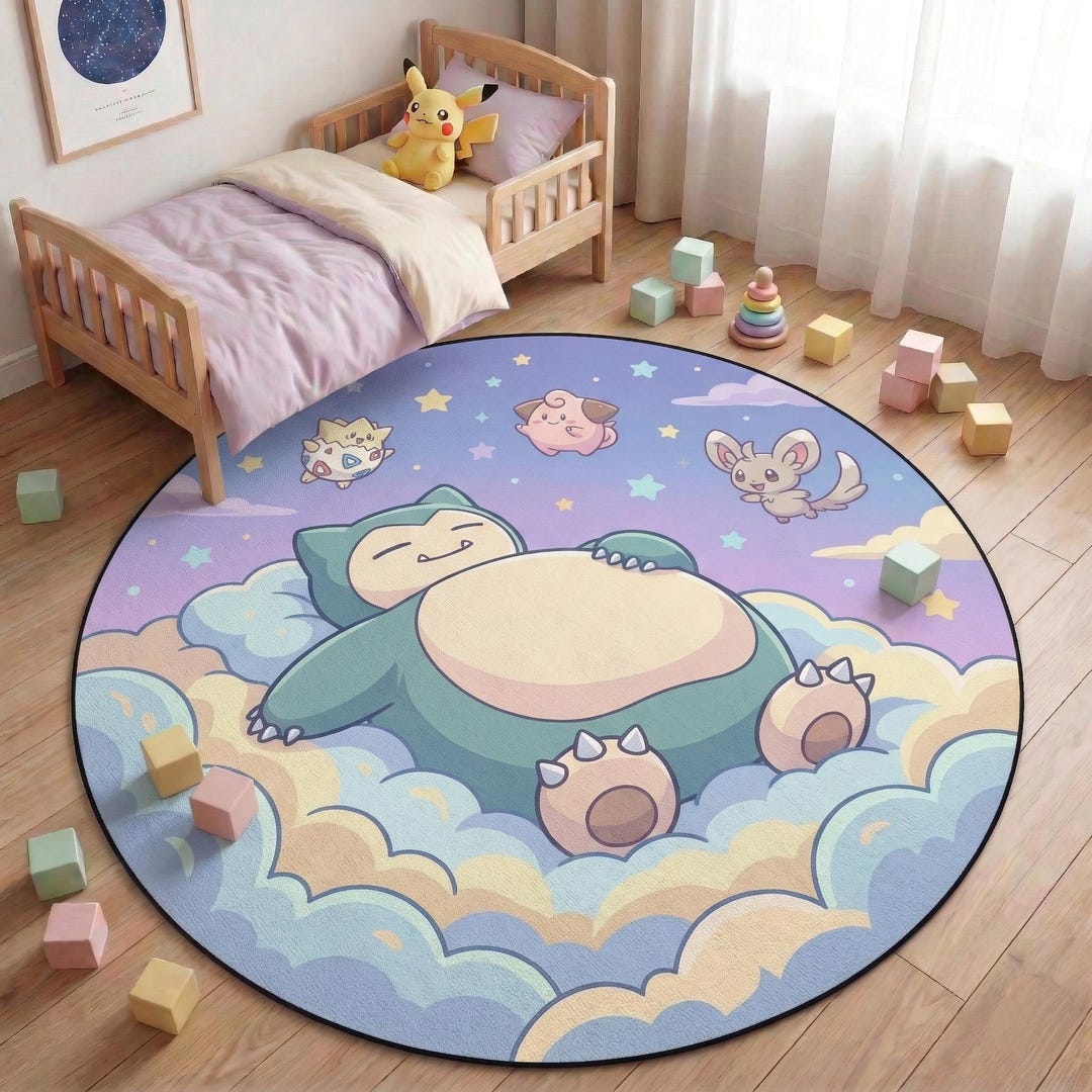 3D Anime Art Rug: Non-slip Soft Polyester - Etsy