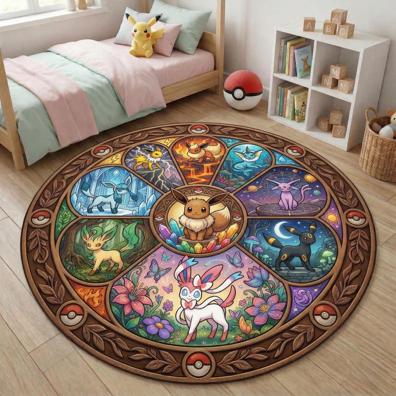 3D Anime Art Rug: Non-slip Soft Polyester - Etsy