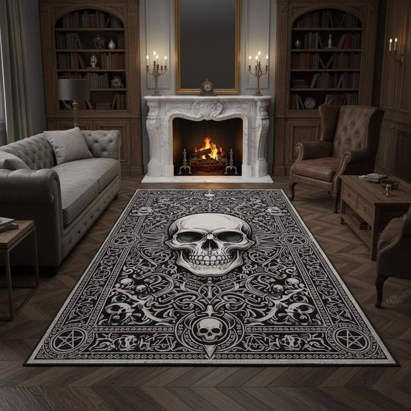 Gothic Rug - Etsy