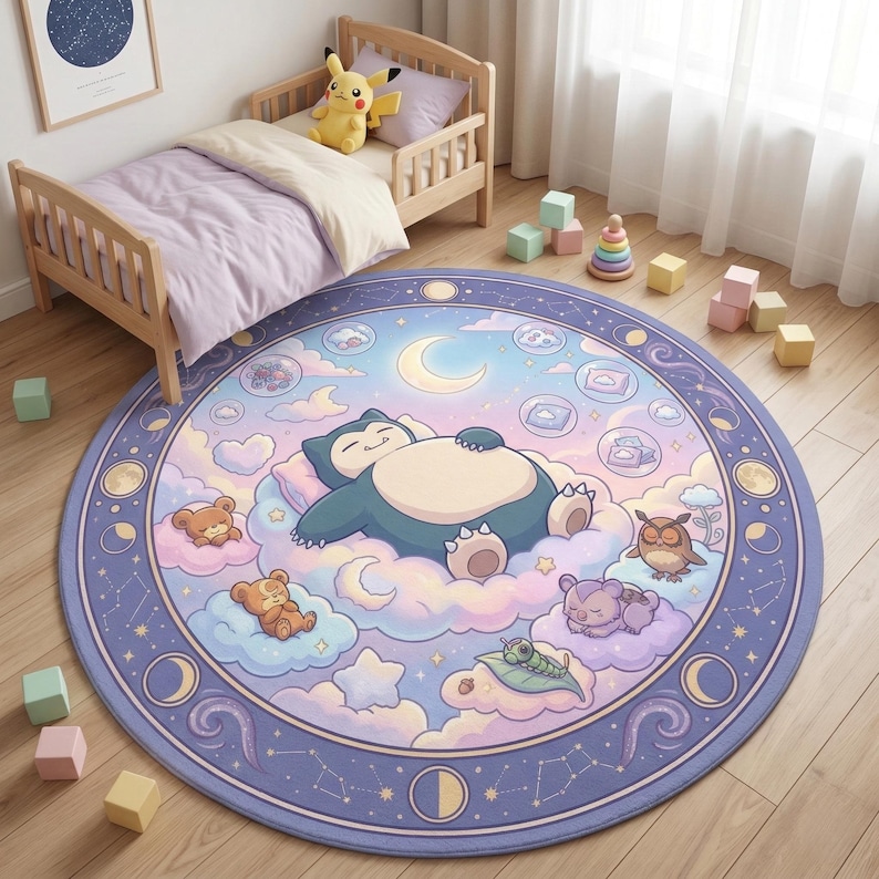 3D Anime Art Rug: Non-slip Soft Polyester - Etsy