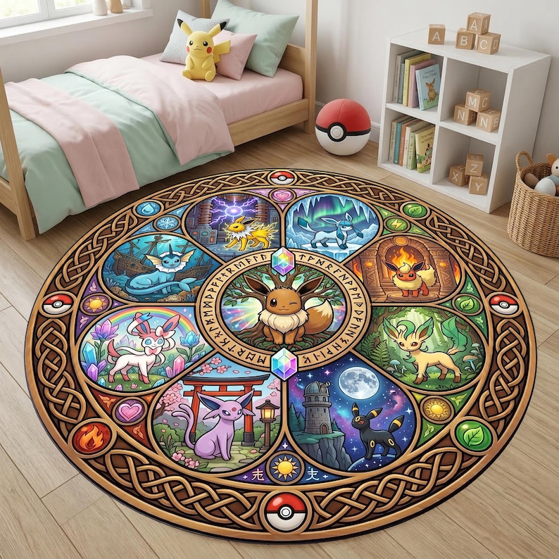 3D Anime Art Rug: Non-slip Soft Polyester - Etsy
